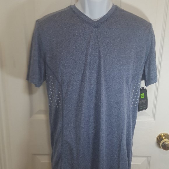 RXB | Shirts | Rbx Active Xtrain Xdri Vneck Short Sleeve Blue | Poshmark